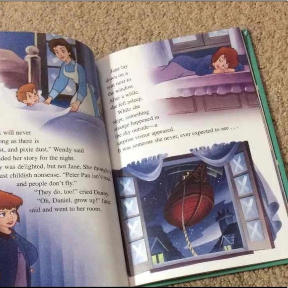 Disney | Other | Disneys Peter Pan Return To Never Land Hc Book | Poshmark